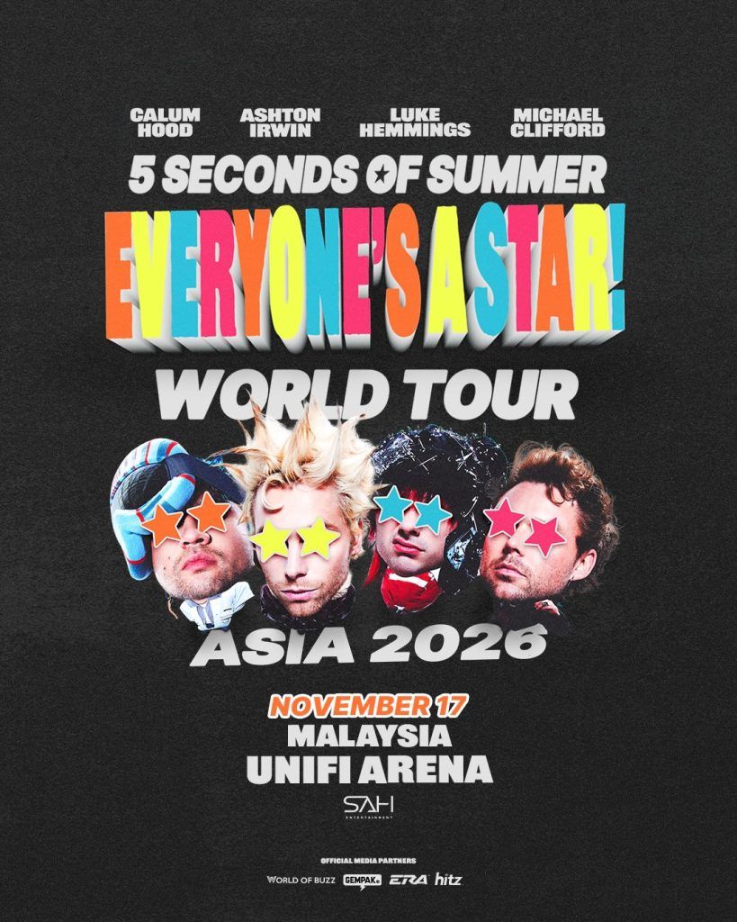 5 Seconds of Summer confirms 2026 Asia tour with a Malaysian stop this ...