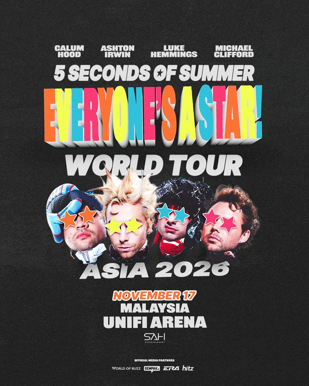 5 Seconds of Summer concert in Malaysia 2026: Ticket prices and more
