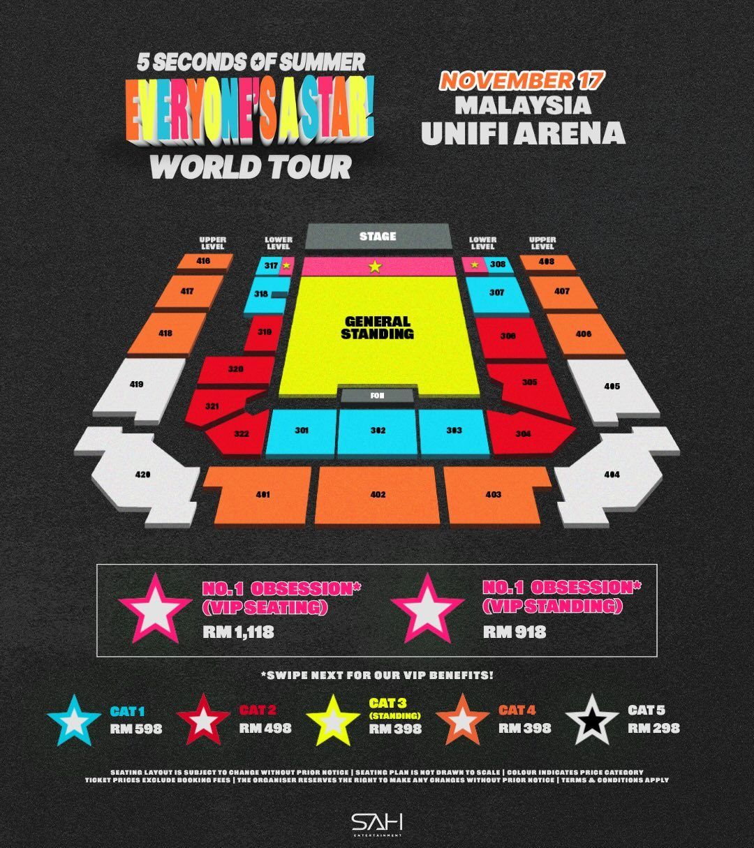5 Seconds of Summer concert in Malaysia 2026: Ticket prices and more