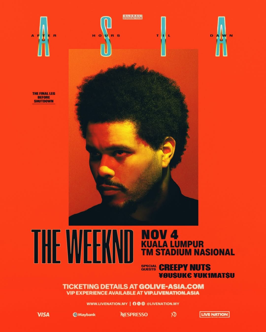 The Weeknd concert in Malaysia 2026: Ticket prices, VIP packages, and ...
