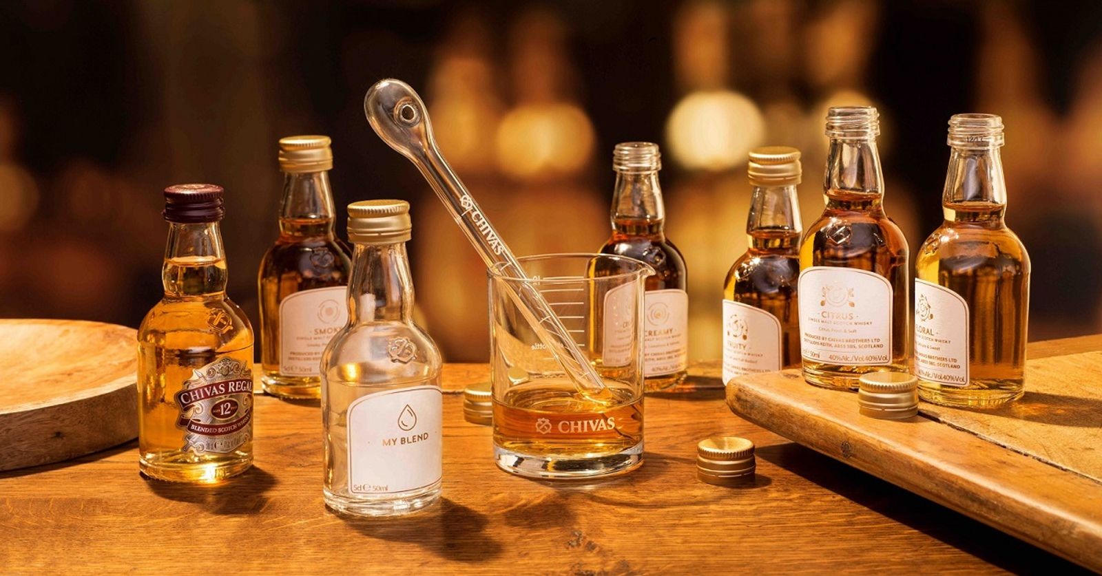 Chivas Regal shows you how to blend whisky at home