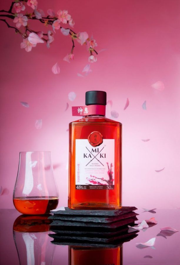 Suntory unveils its first Hibiki whiskey aged in sakura wood