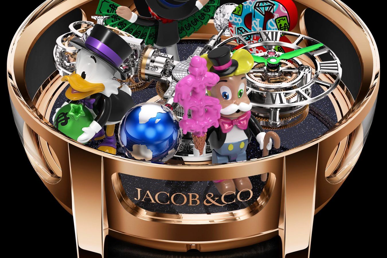 Alec Monopoly takes on haute horlogerie with Jacob & Co.'s Astronomia