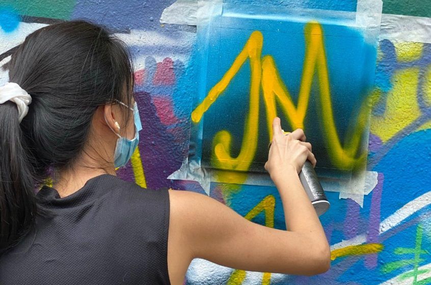 This street art workshop in Singapore lets you try your hand at graffiti