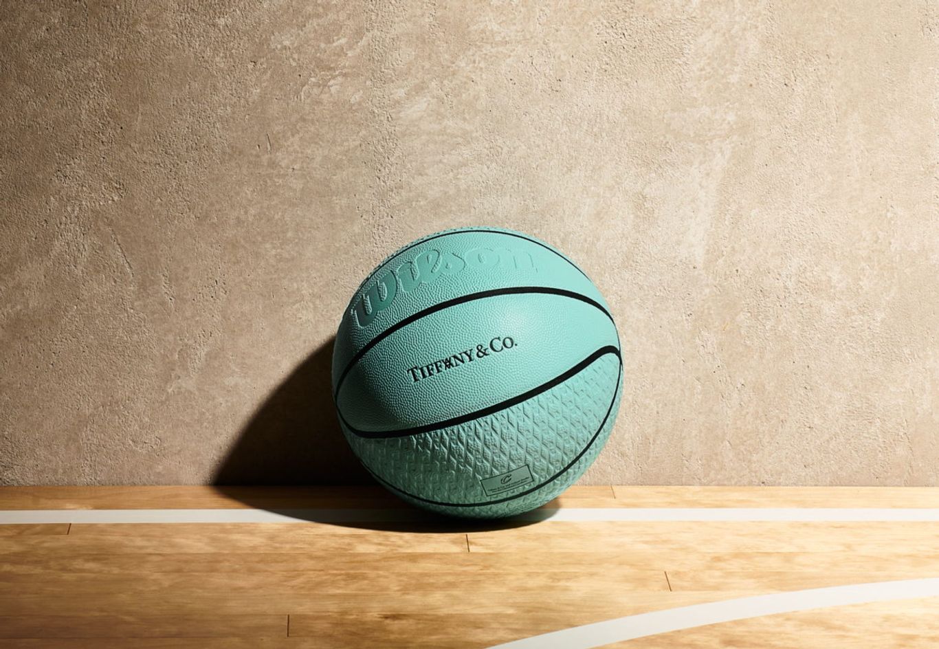 Tiffany & Co. and Daniel Arsham have created a Tiffany Blue basketball