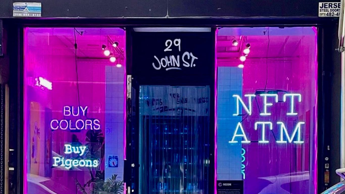 You can now buy NFTs from a vending machine in New York City