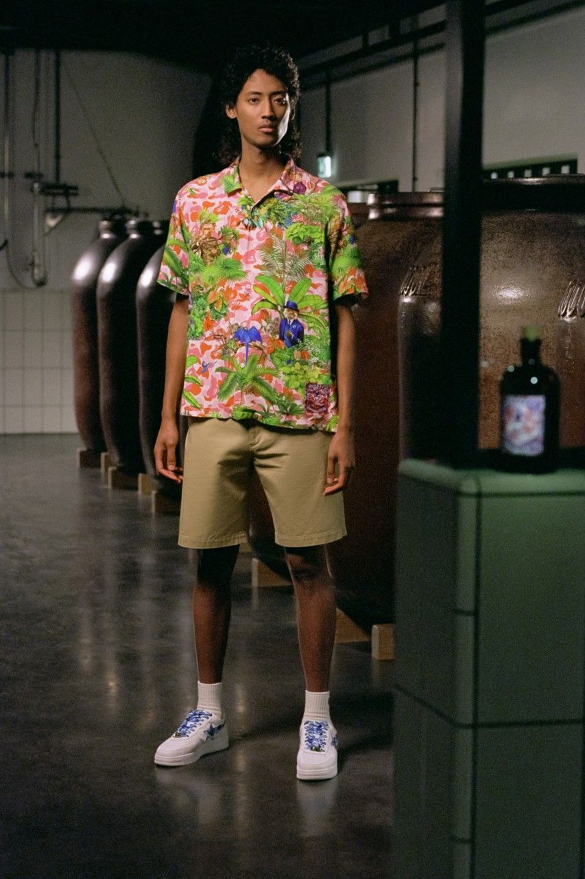 BAPE x Monkey 47 streetwear and gin: Details of this street-to-bar collab