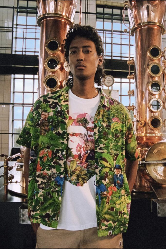 BAPE x Monkey 47 streetwear and gin: Details of this street-to-bar collab