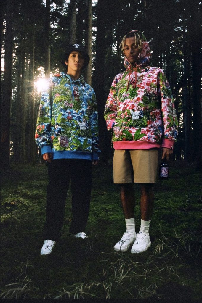 BAPE x Monkey 47 streetwear and gin: Details of this street-to-bar collab
