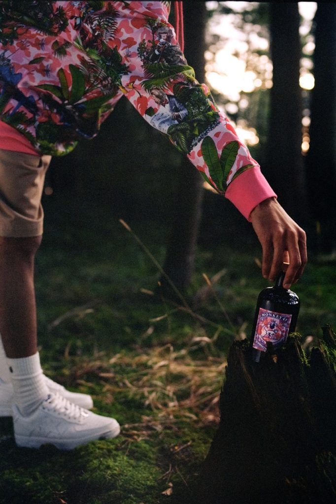 BAPE x Monkey 47 streetwear and gin: Details of this street-to-bar collab