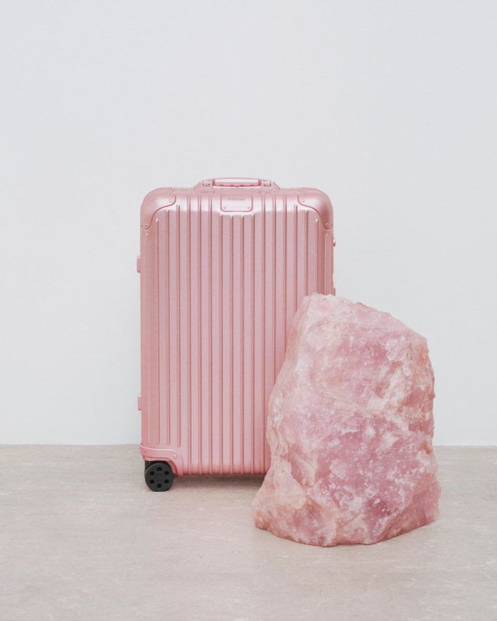 Rimowa's seasonal pink colourway is inspired by the Rose Quartz