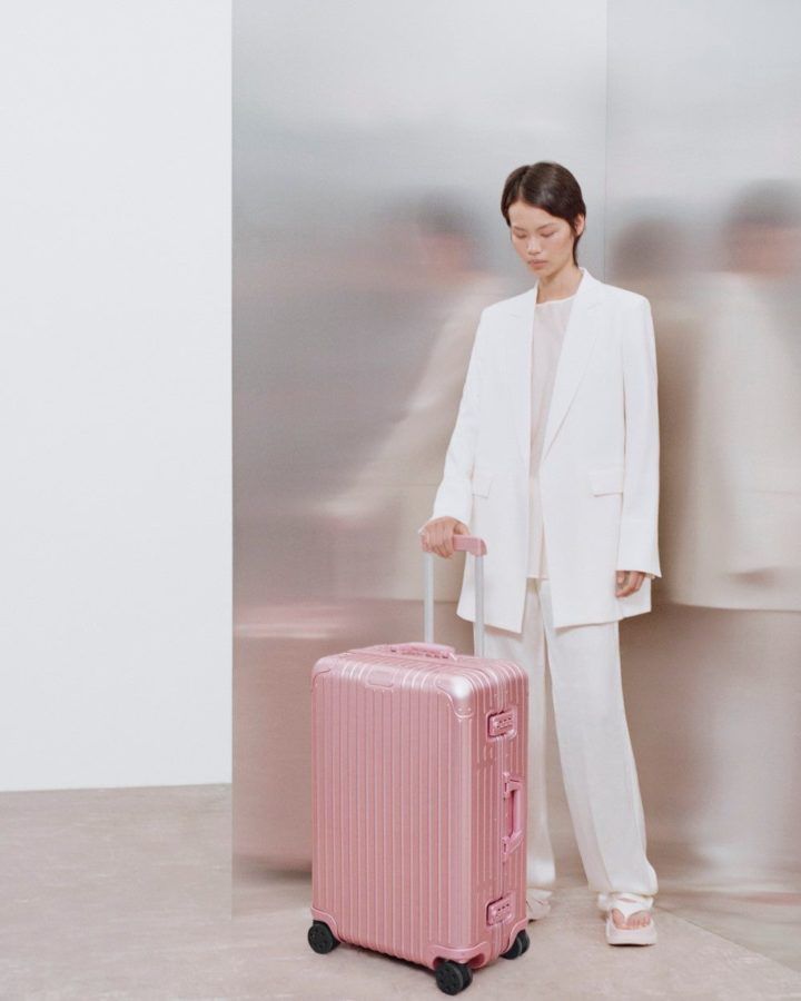 Rimowa's seasonal pink colourway is inspired by the Rose Quartz
