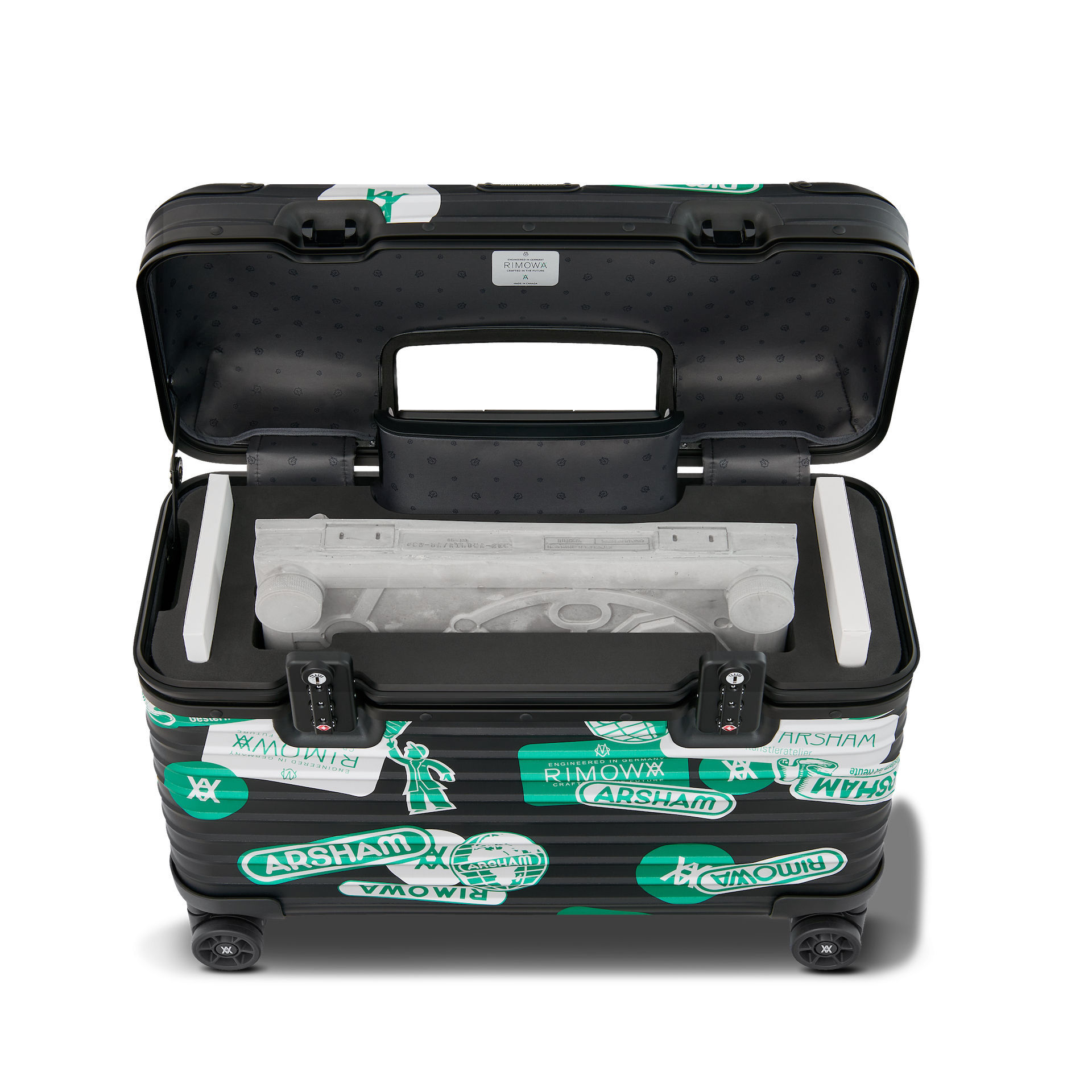 Rimowa and Daniel Arsham collaborate again for the Pilot Case