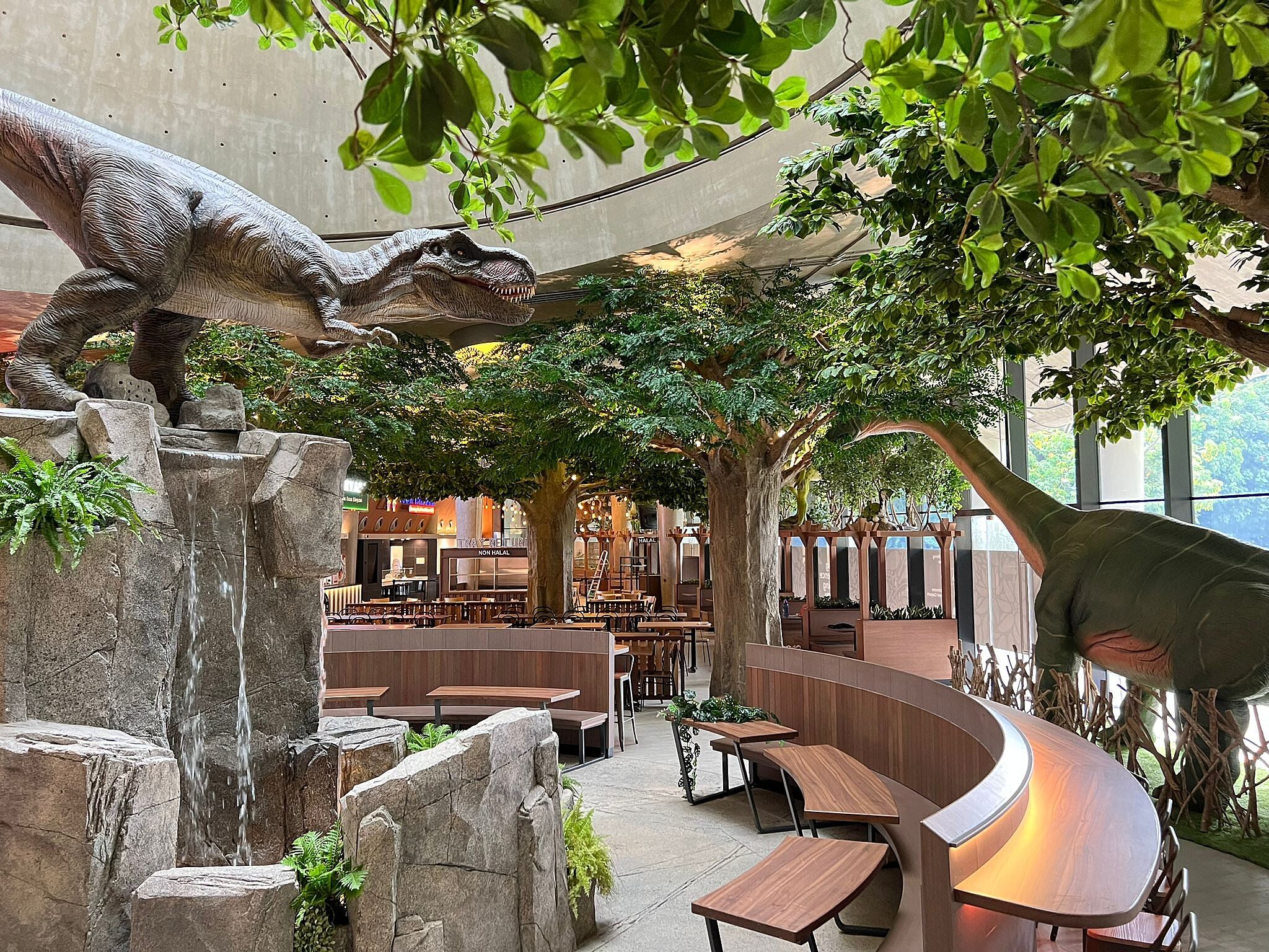 Jurassic Nest food hall opens on 18 Nov with Michelin-rated hawker stalls