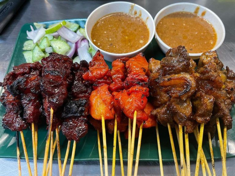 6 places for the best charcoal-grilled satay in KL today