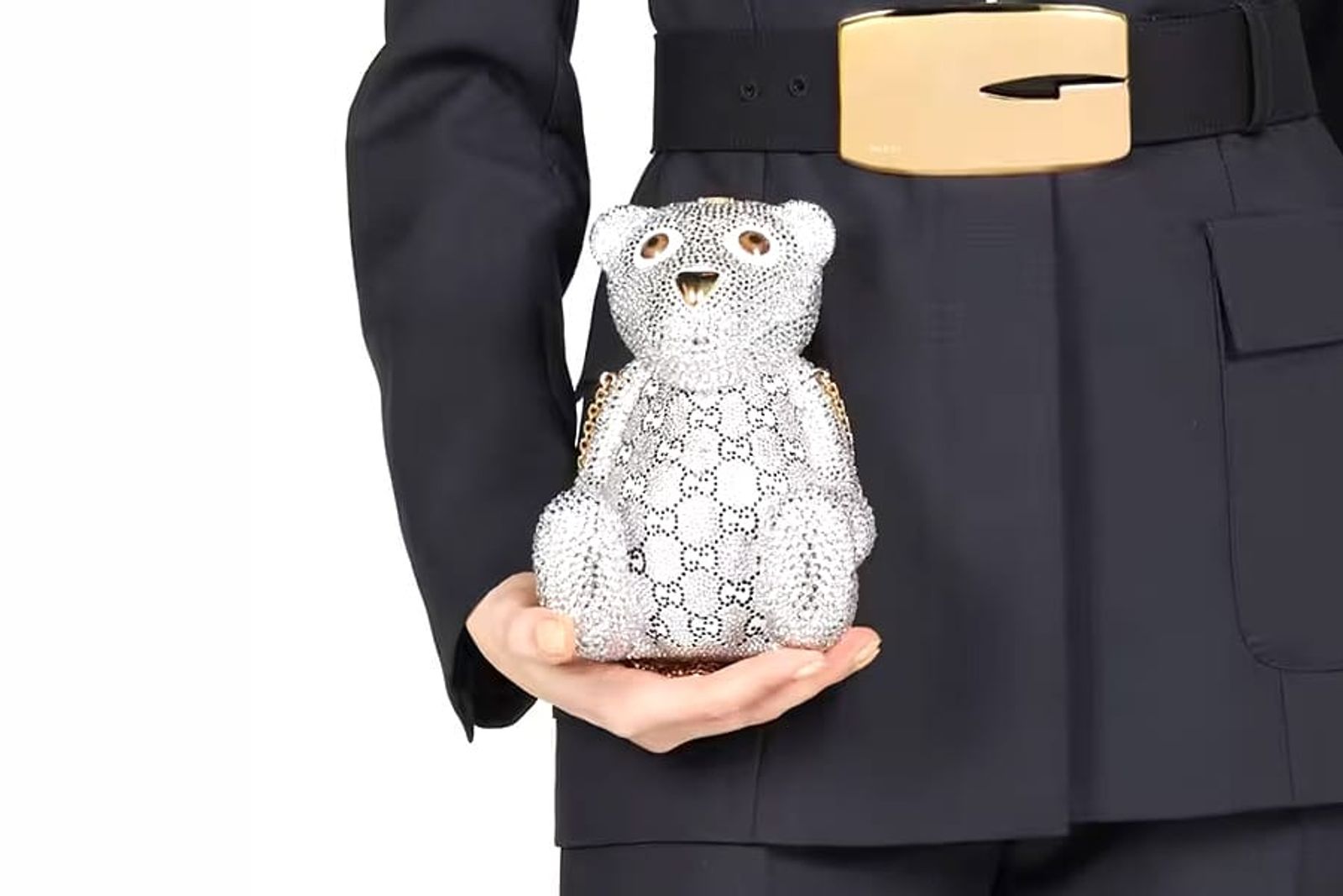 Gucci launches teddy bear-shaped crystal Minaudière bags for SGD57k