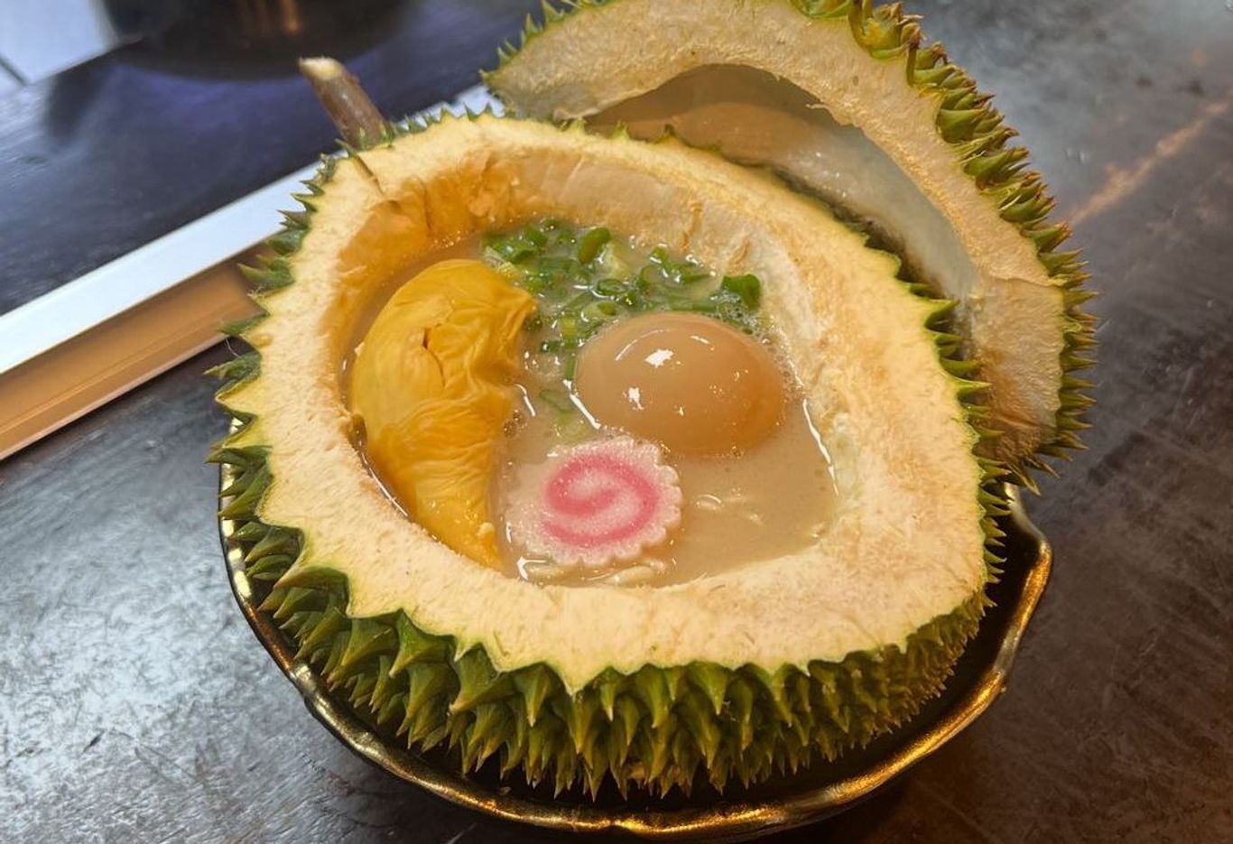 The infamous durian ramen at MenyaShishido Malaysia is back