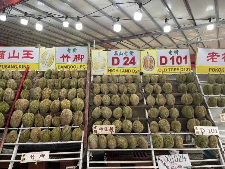 10 stalls for the best durian in Kuala Lumpur and Selangor today