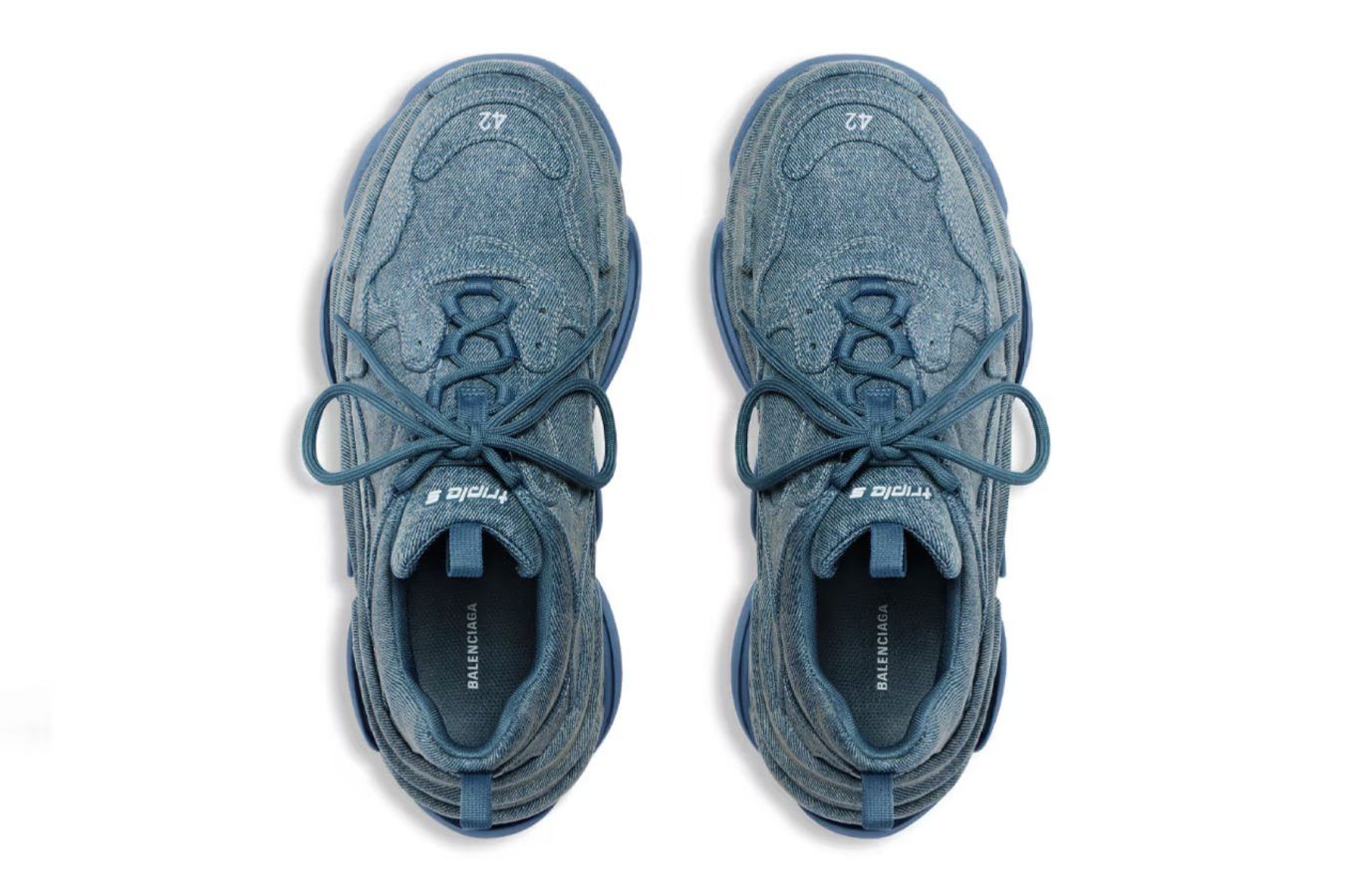 Balenciaga's Triple S sneakers get a denim makeover this summer