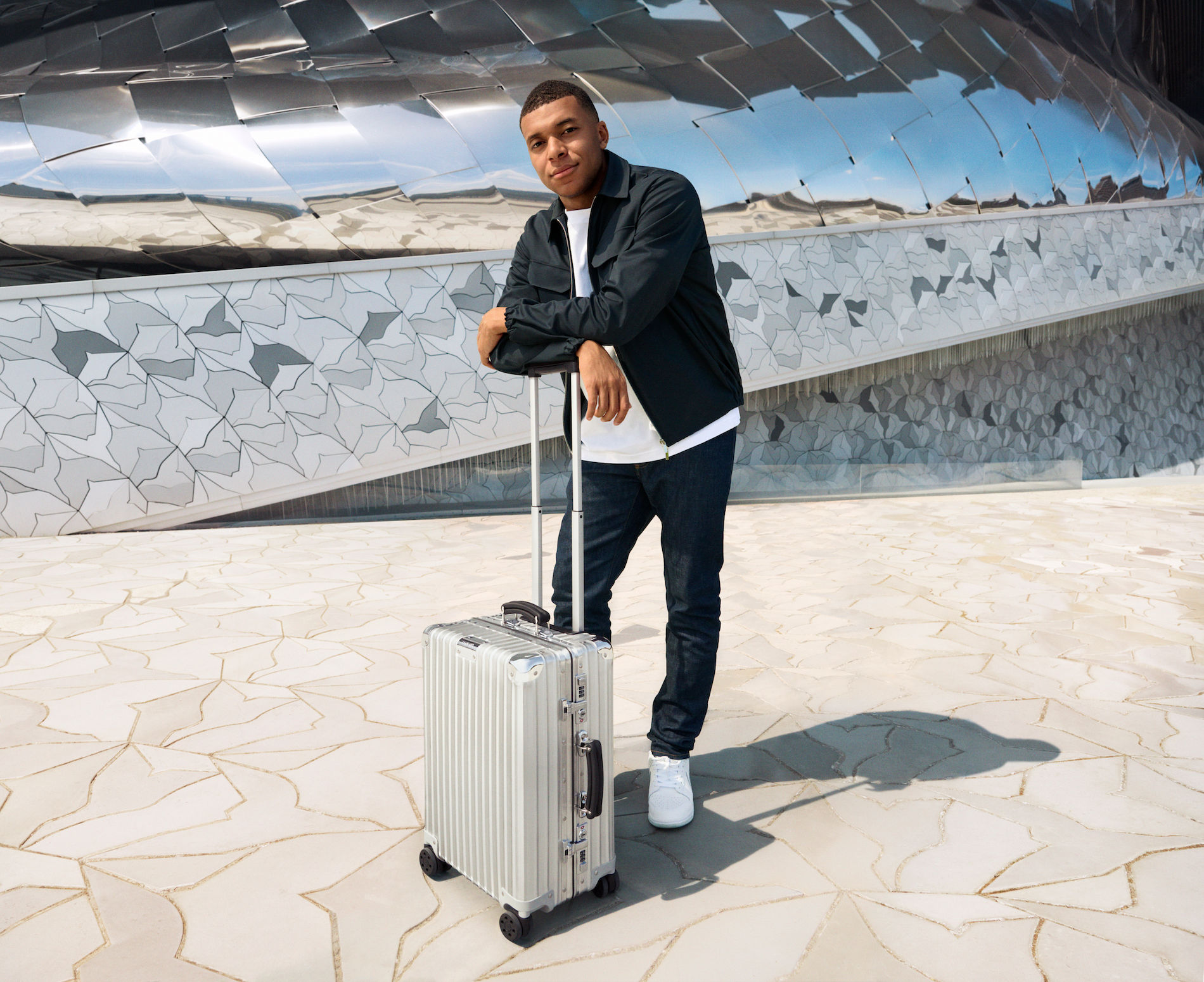Lewis Hamilton, Blackpink Rosé, and Mbappé front Rimowa campaign