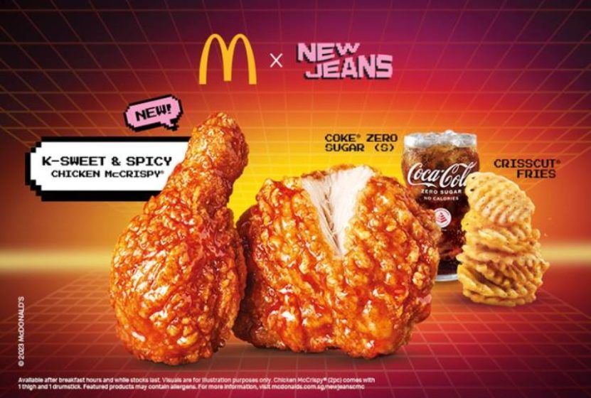 NewJeans x McDonald's Singapore collab meal kicks off on 2 November