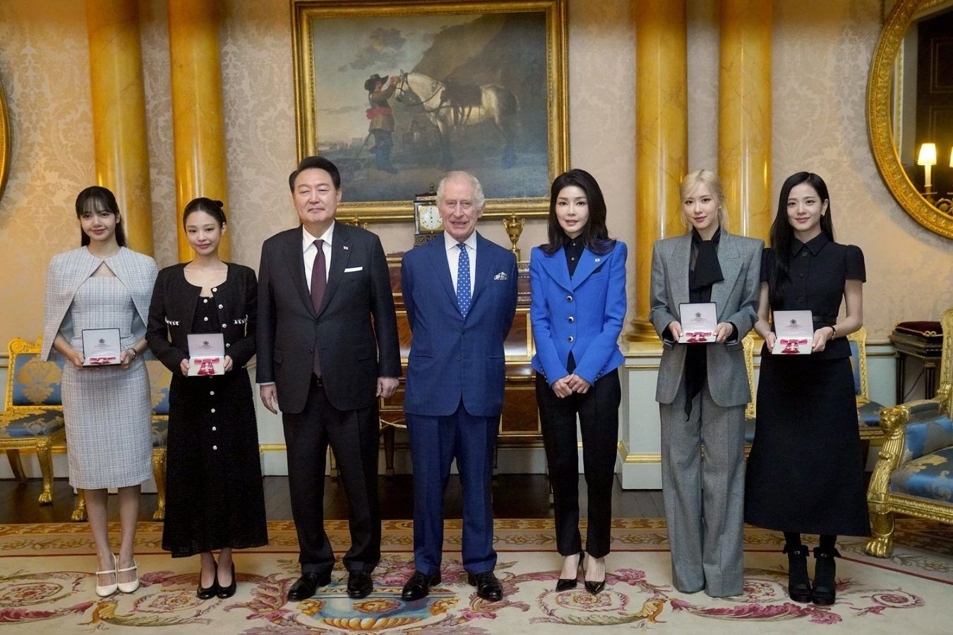BLACKPINK members named honorary MBEs at Buckingham Palace