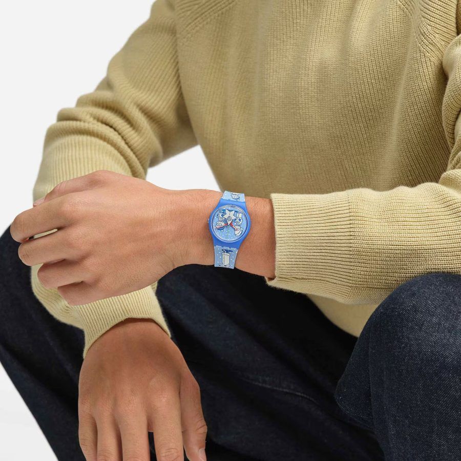 The Swatch x The Simpsons holiday collection is the perfect gift for fans