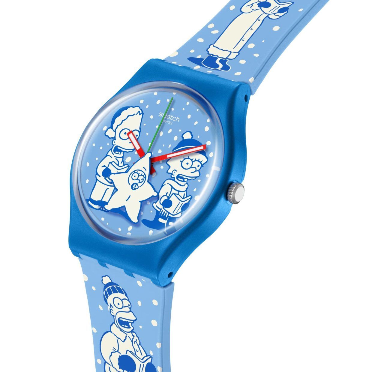 The Swatch x The Simpsons holiday collection is the perfect gift for fans