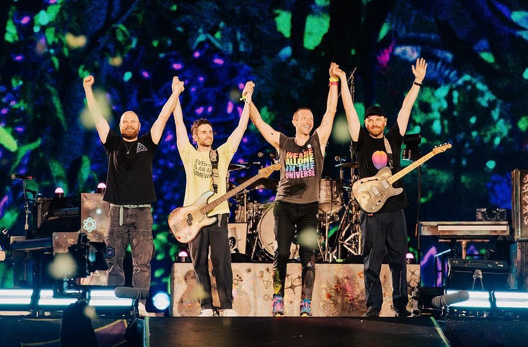 An itinerary for Coldplay in Bangkok for 2024, based on their best songs