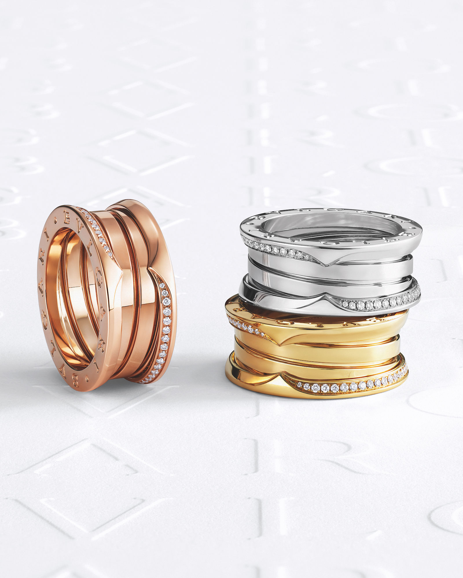 Bulgari introduces lots of sparkle to its B.zero1 collection for 2024