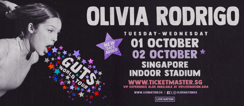 Olivia Rodrigo GUTS World Tour 2024 Singapore concert survival guide