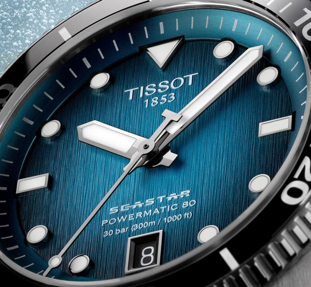 The Tissot Seastar 40mm models are made for sporty or dressy occasions