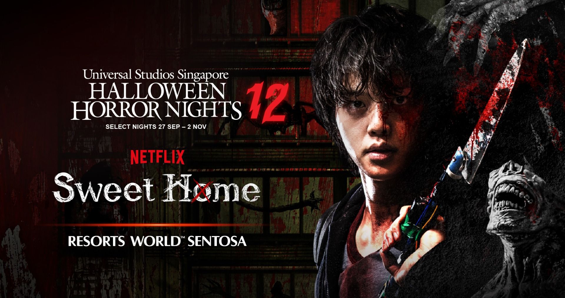 Universal Studios Singapore HHN12 to have 'Sweet Home' haunted house