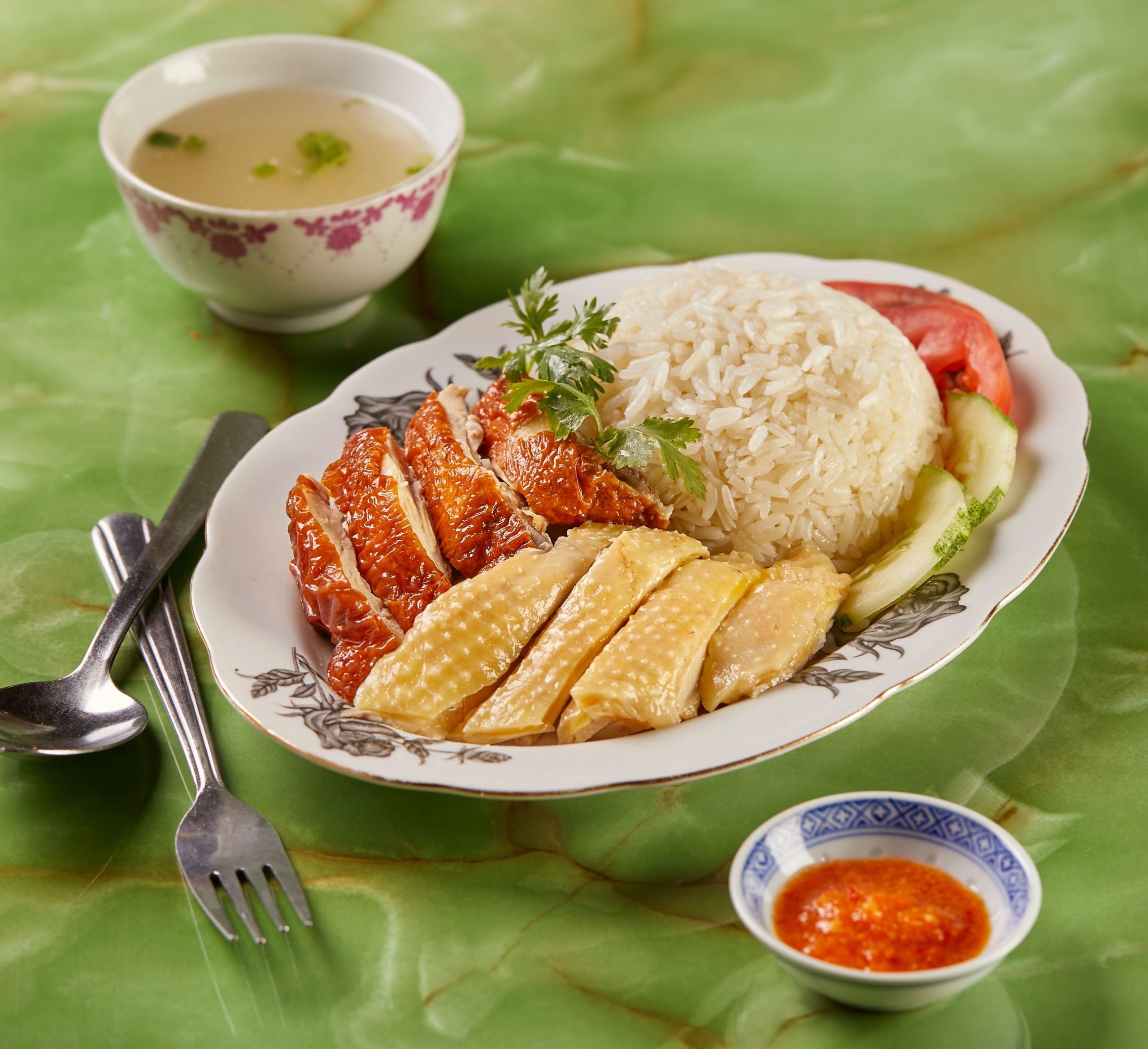 Today Kampung Chicken Rice at Tiong Bahru uses recipes from Sergeant