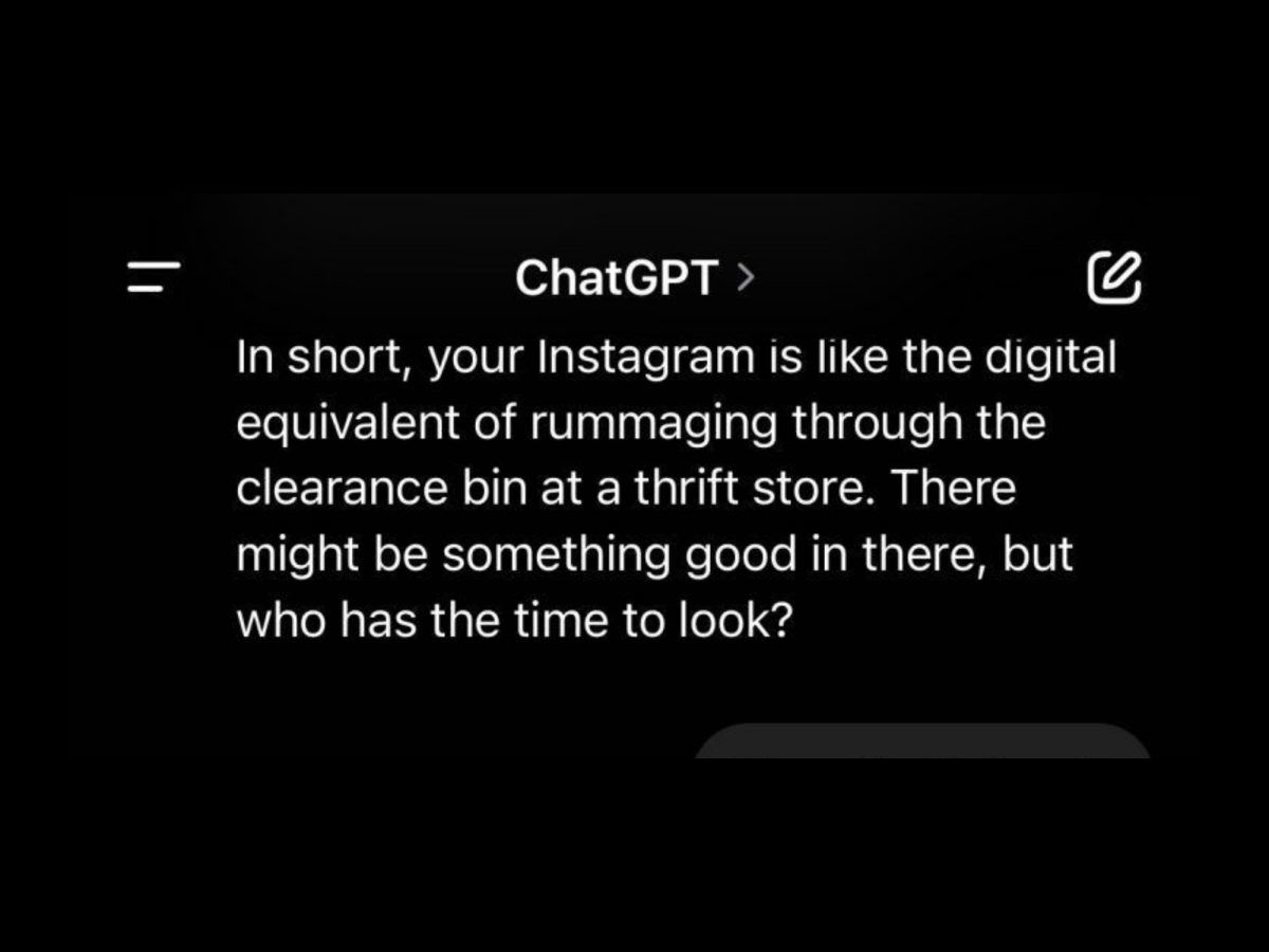 How to get ChatGPT to roast an Instagram feed | Lifestyle Asia Singapore How to get ChatGPT to roast an Instagram feed | Lifestyle Asia Singapore