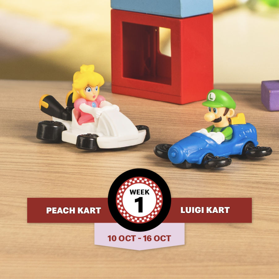 Mario Kart arrives at McDonald's Singapore as exclusive Happy Meal toys