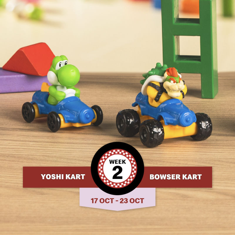 Mario Kart arrives at McDonald's Singapore as exclusive Happy Meal toys