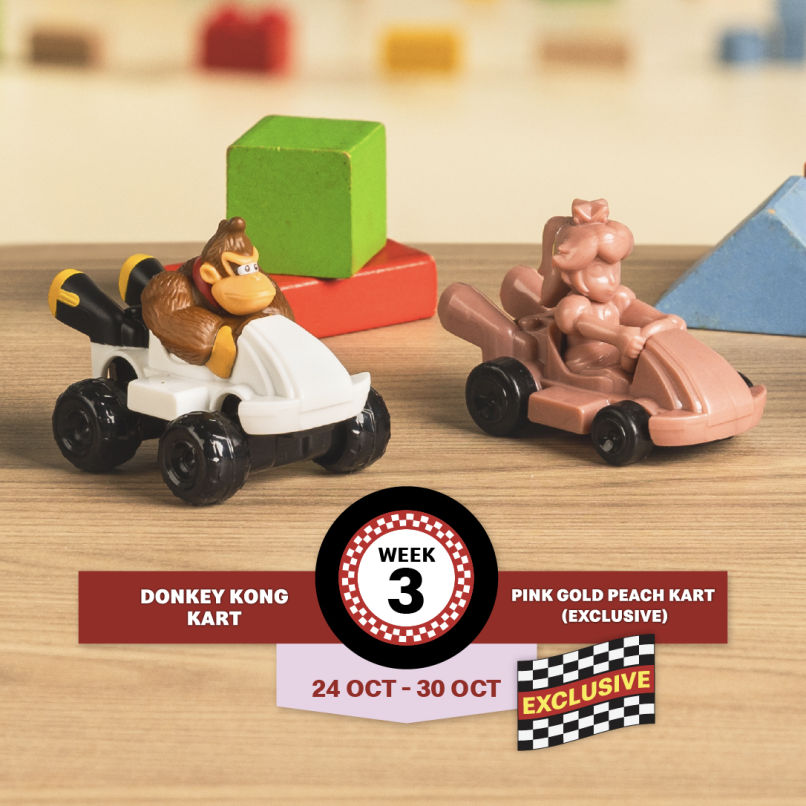Mario Kart arrives at McDonald's Singapore as exclusive Happy Meal toys