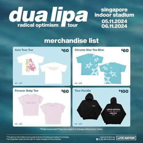 Dua Lipa Radical Optimism World Tour 2024 Singapore concert guide