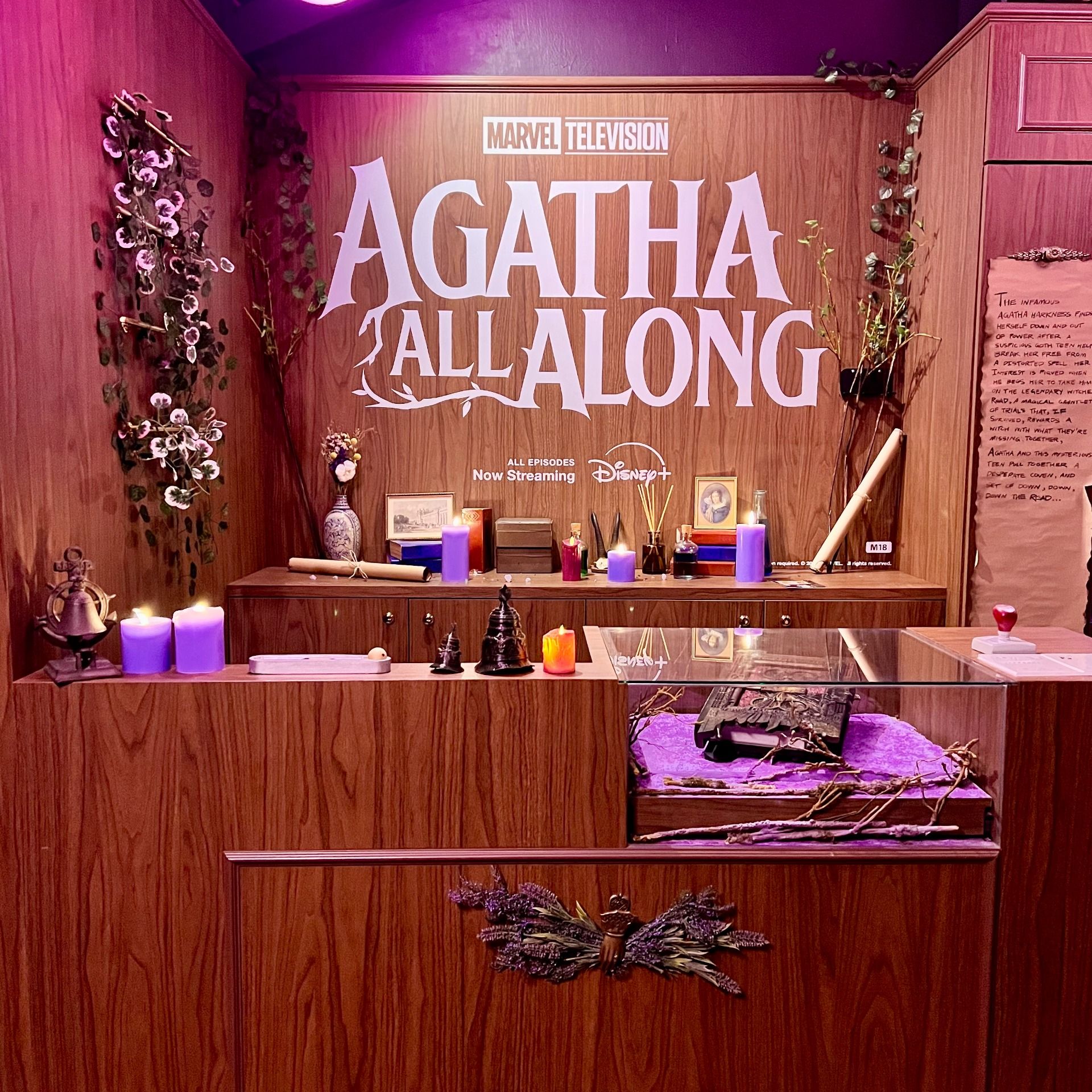 What to expect from the Disney+ "Agatha All Along" Singapore pop-up