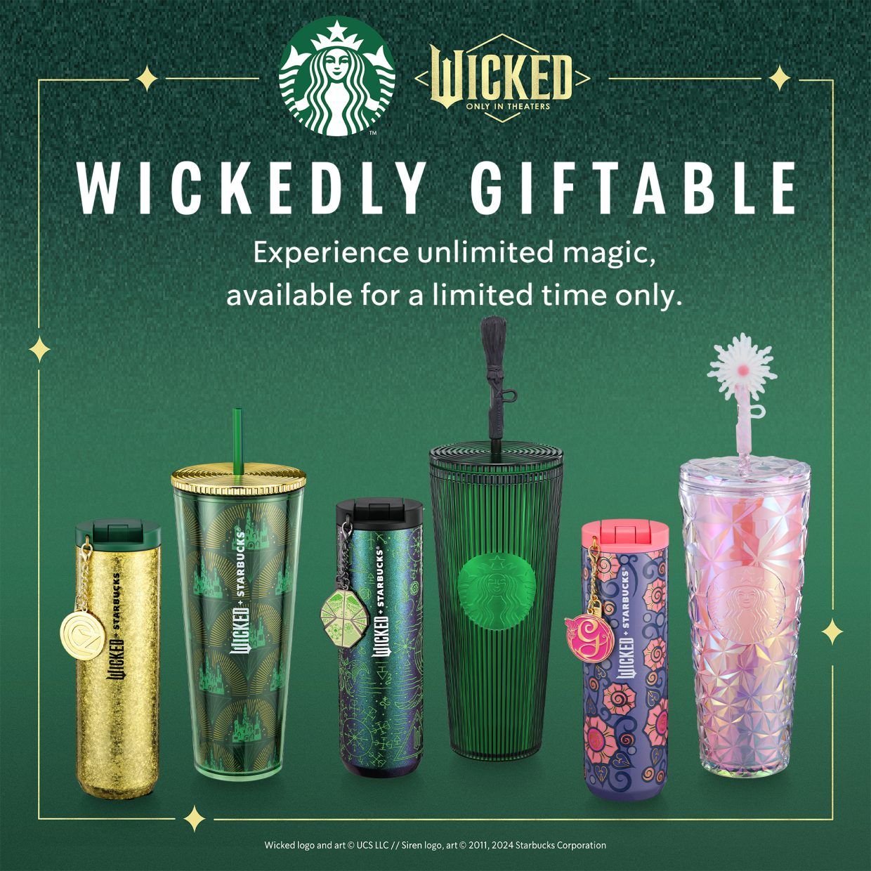 Starbucks Singapore launches 'Wicked' drinks and merch ahead of movie