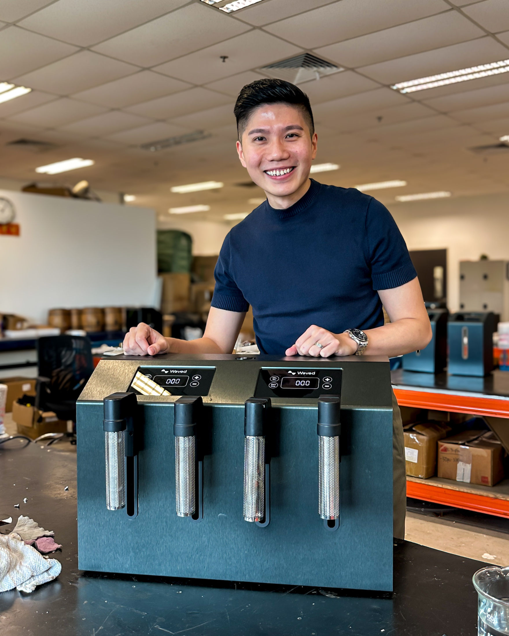 Waved is using electromagnetic waves to serve up the coffee of the future