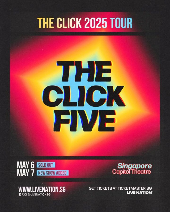 The Click Five adds 2nd show in Singapore 2025: Tickets and tour details