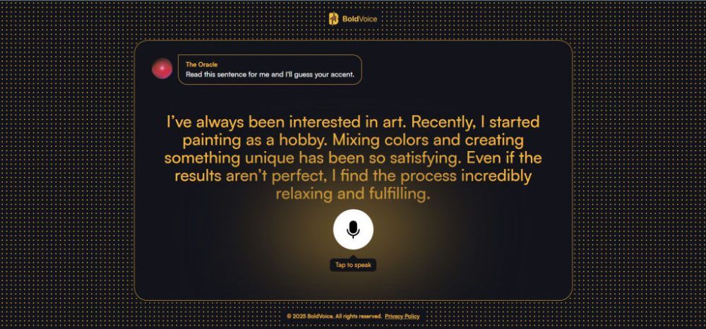 How to use BoldVoice Accent Oracle AI guesser to trace your accent | LSA SG