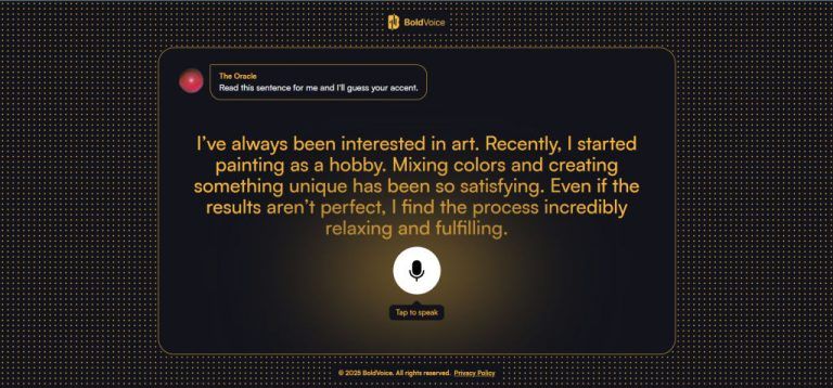 How to use BoldVoice Accent Oracle AI guesser to trace your accent | LSA SG