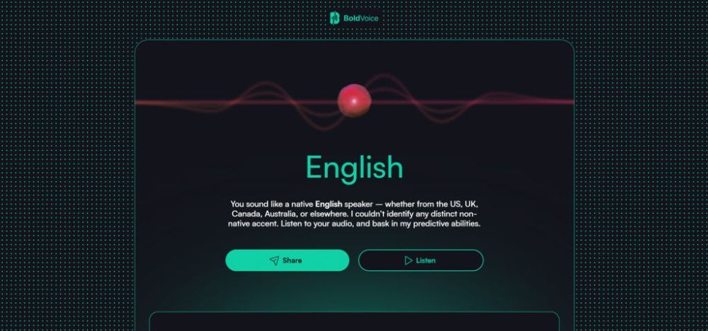 How to use BoldVoice Accent Oracle AI guesser to trace your accent | LSA SG