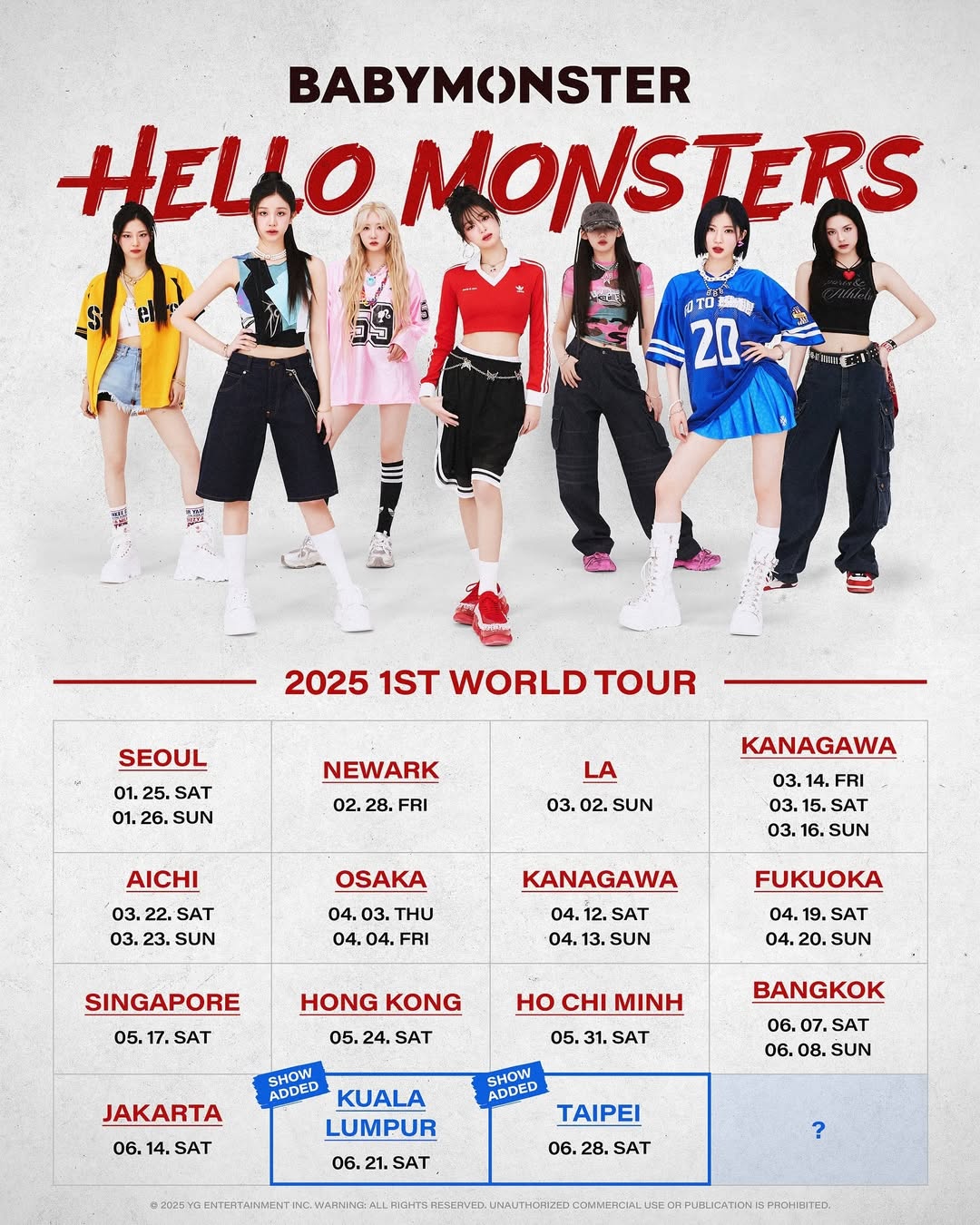 BABYMONSTER 2025 Singapore concert details: Ticket price & VIP details