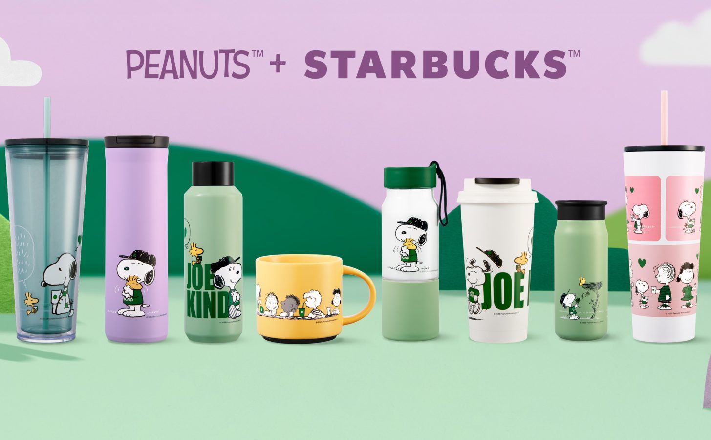 Starbucks x Peanuts 2025 collab: Joe Kind Snoopy merchandise & details