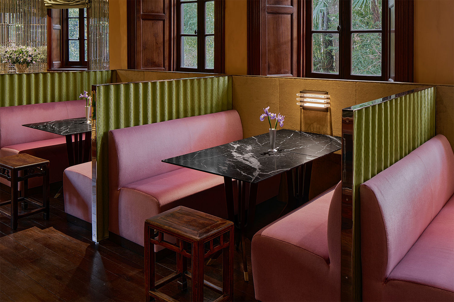 Inside the sexy Mi Shang Prada Rong Zhai by Wong Kar Wai restaurant in Shanghai