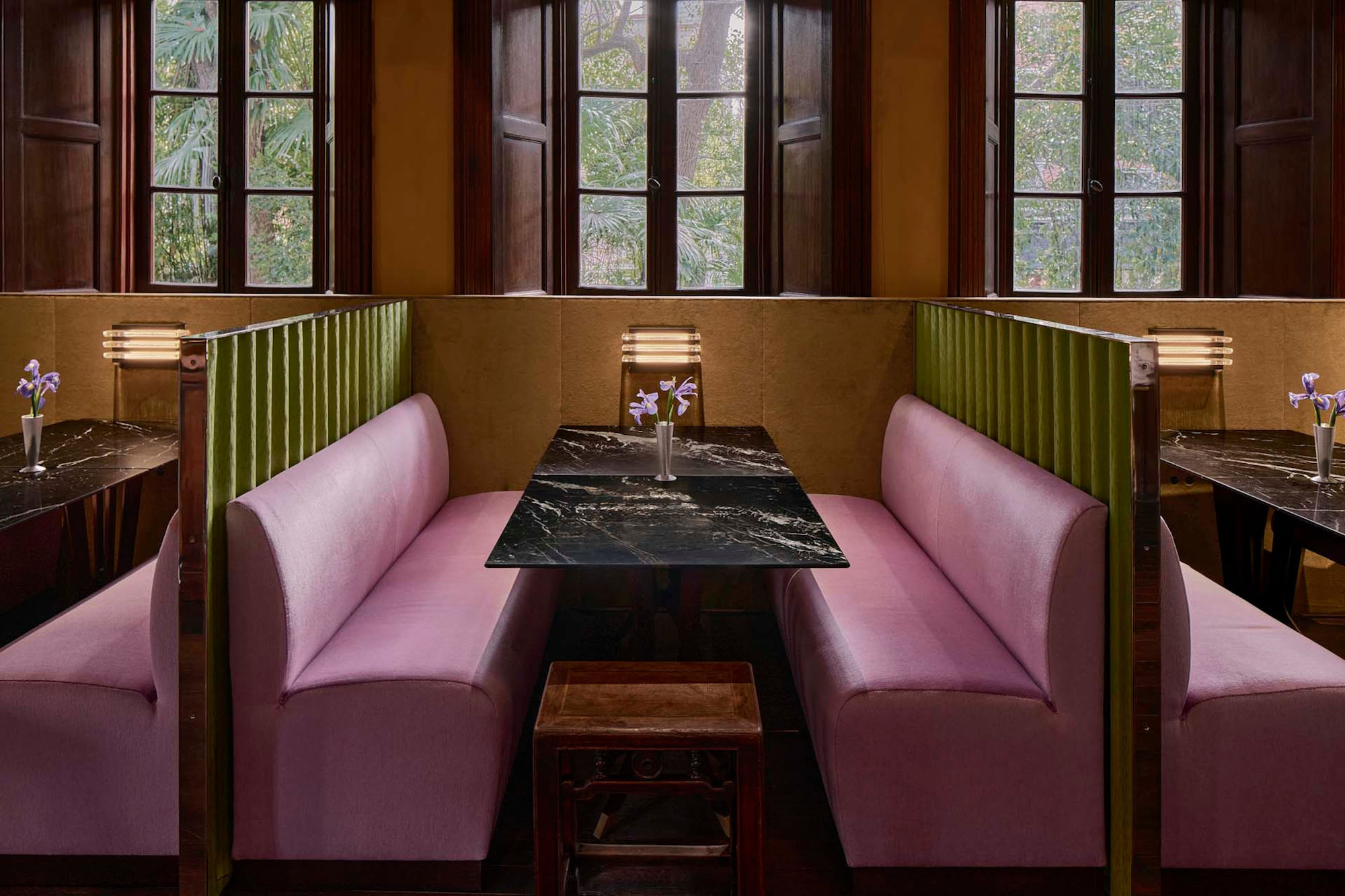 Inside the sexy Mi Shang Prada Rong Zhai by Wong Kar Wai restaurant in Shanghai